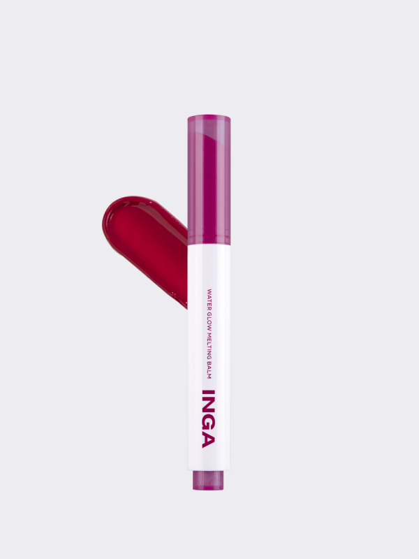 Тающий оттеночный бальзам для губ INGA Water Glow Melting Balm Grape ...