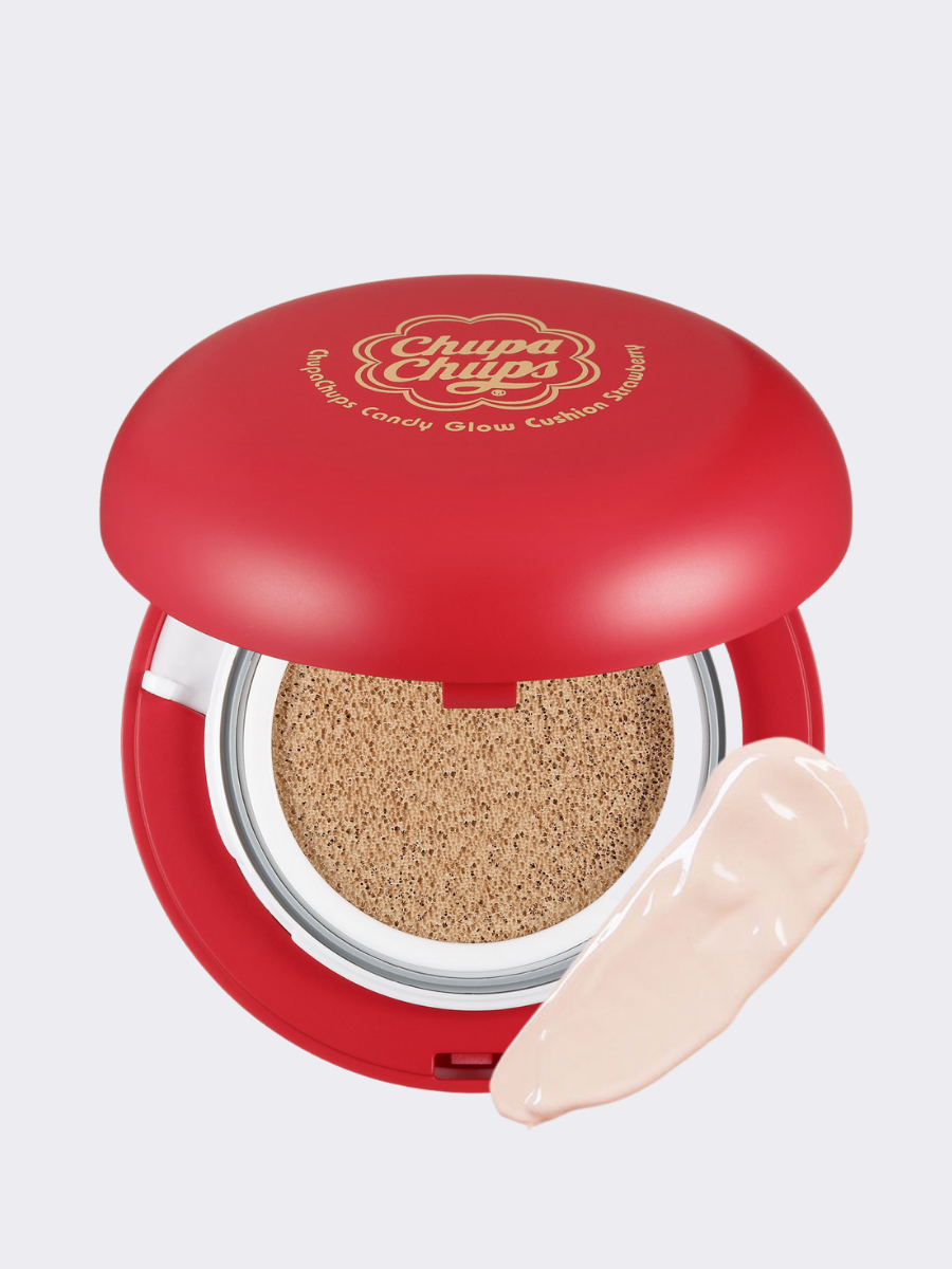 Тональная основа-кушон Chupa Chups Candy Glow Cushion 1.0 Ivory SPF50 ...