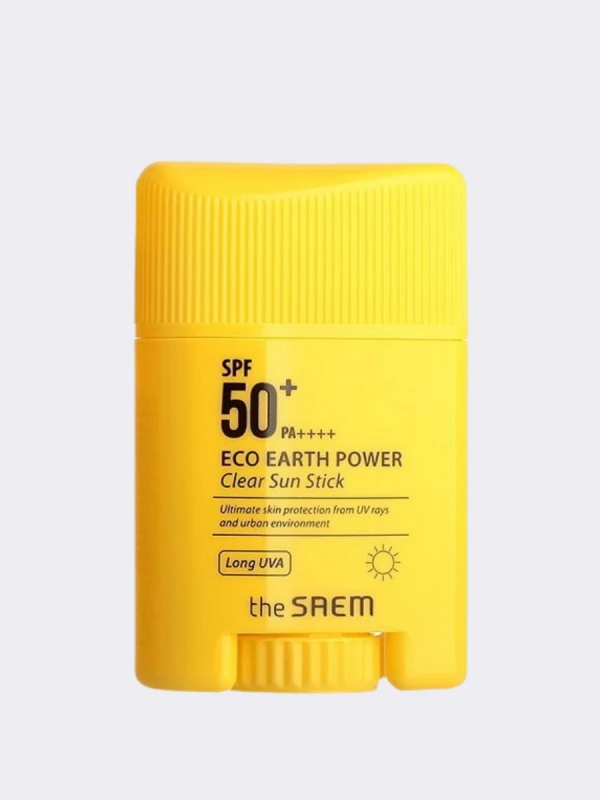 Солнцезащитный стик The Saem Eco Earth Clear Sun Stick SPF 50+ PA ...